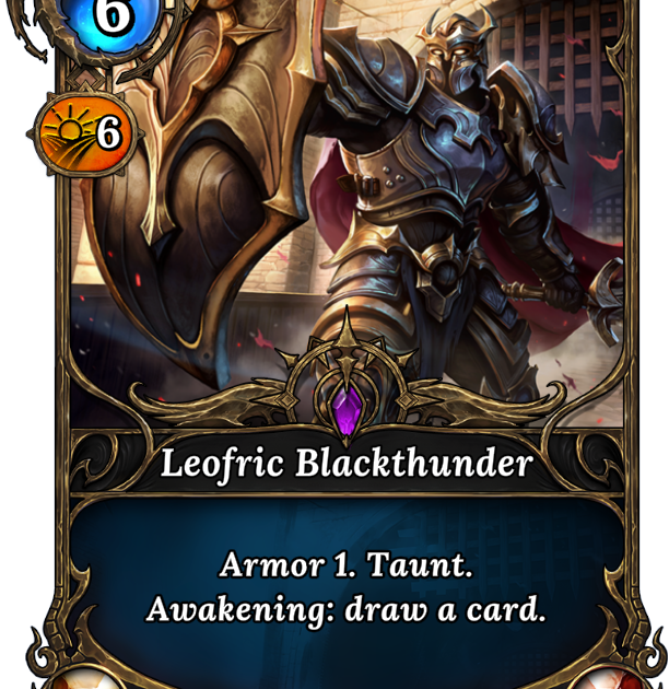 Leofric Blackthunder - Legends of Elysium - Wikipedia